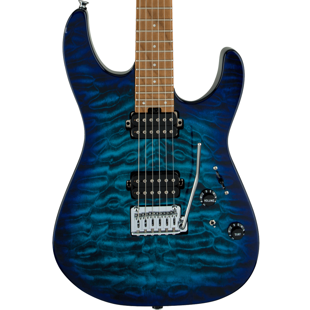 Charvel 2969411521 Pro-Mod DK24 HH 2PT CM QM Caramelized Maple ...