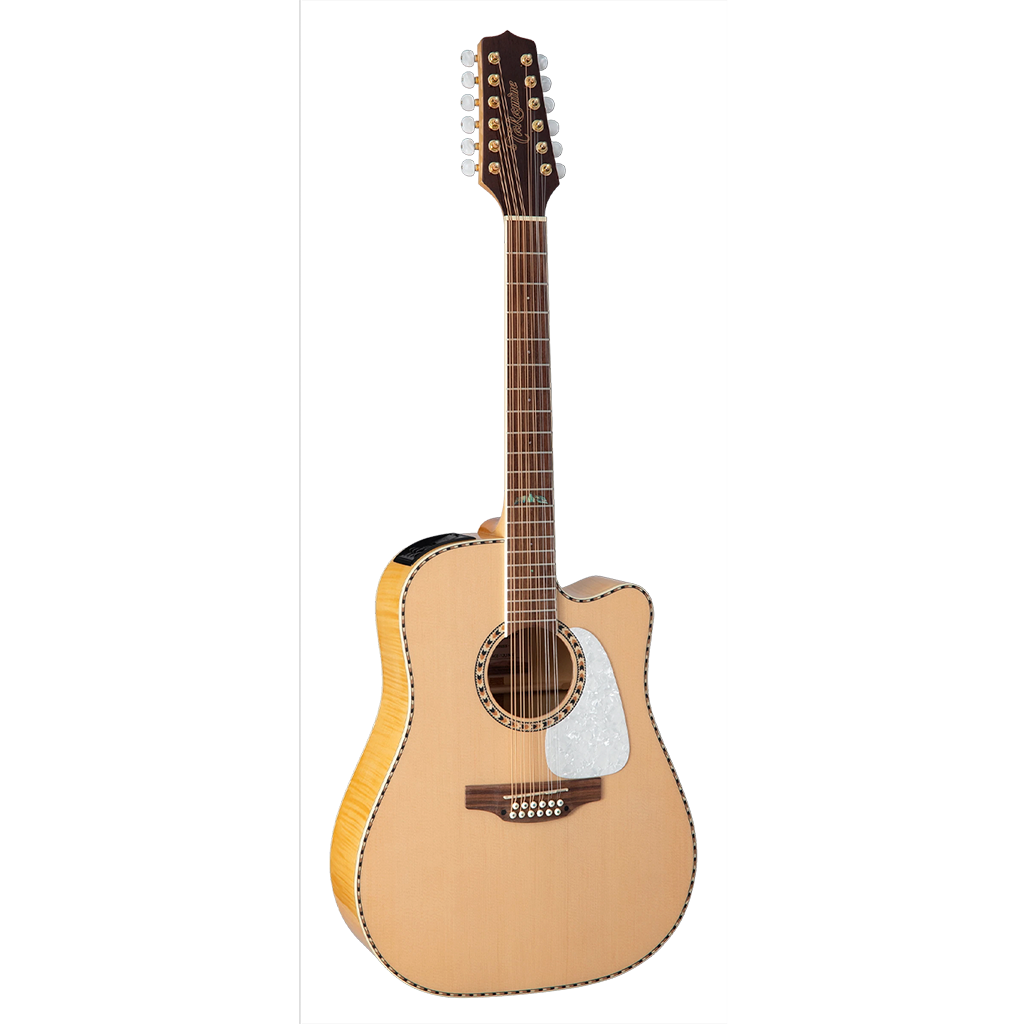 GUITARRA ELECTROACUSTICA TAKAMINE GD74CE12UNAT NATURAL 12 STRING CON ...