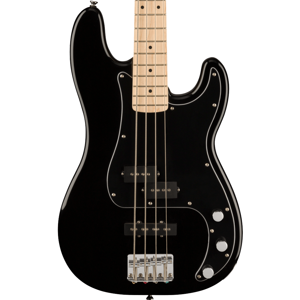 Squier 0378553506 Affinity Series Precision Bass PJ Black Pickguard Black